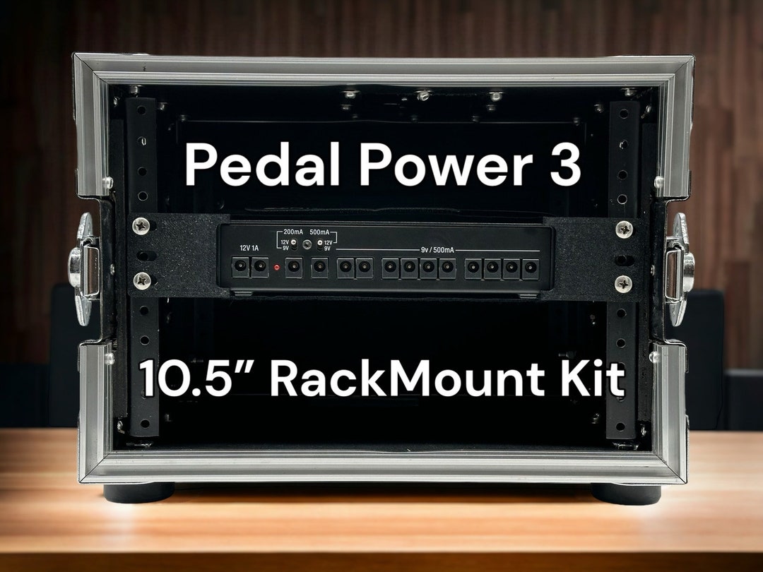 Voodoo Pedal Power 3 Plus 10.5 Inch Rack Mount Kit, PETG Brackets ...
