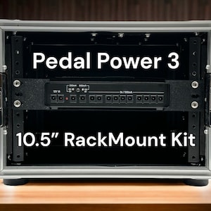 Voodoo Pedal Power 3 Plus 10.5 Inch Rack Mount Kit, PETG Brackets ...
