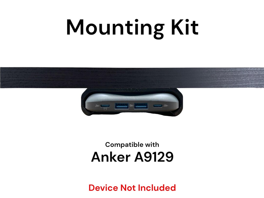 Desk Mount Kit for Anker Nano A9129 6-in-1 Charger - Secure Brackets ...