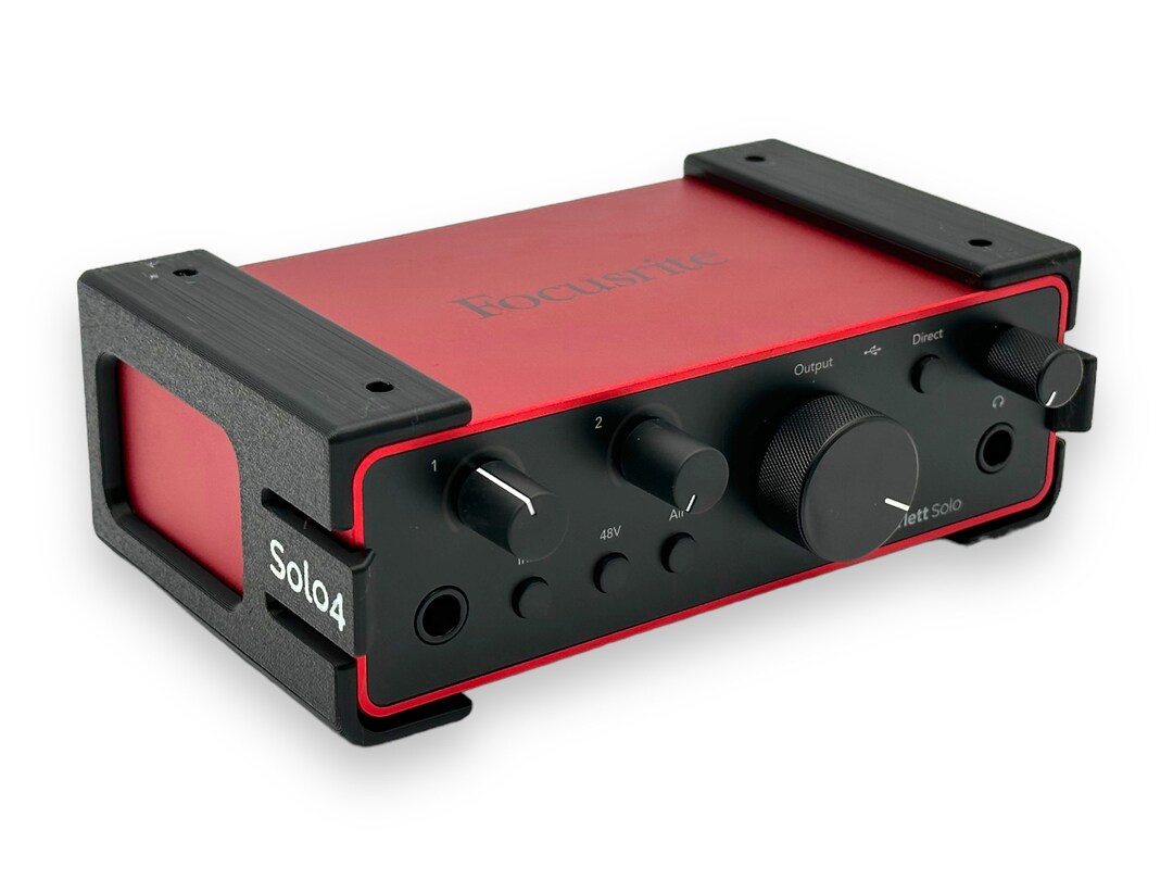 Under Desk Mount for Focusrite Scarlett Solo Gen 4 USB Audio Interface ...