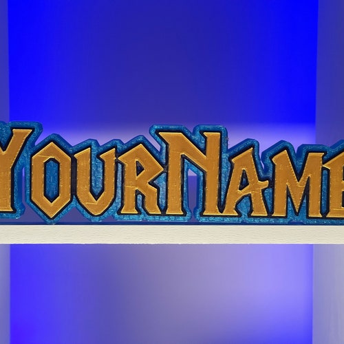 Personalized Custom World of Warcraft Wow Nameplate / 3D - Etsy
