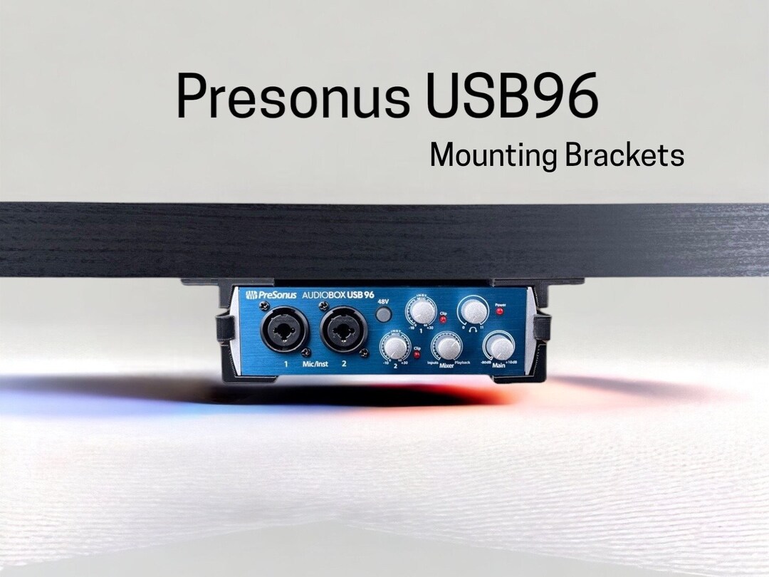 Desk Mount Kit for Presonus Audiobox USB96, Tubepre, & Bluetube, Under ...