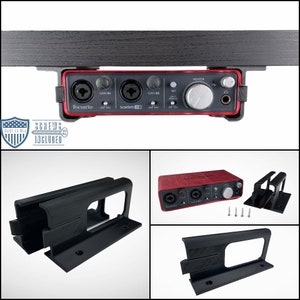Focusrite Scarlett Desk Mount Release Tab reversible Solo 3rd ...