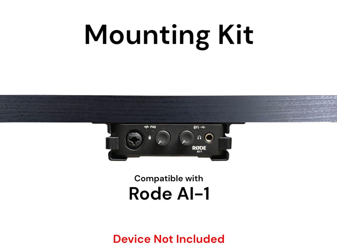 Desk Mount Kit for Rode AI-1 - Under Desk Mount Brackets With ...