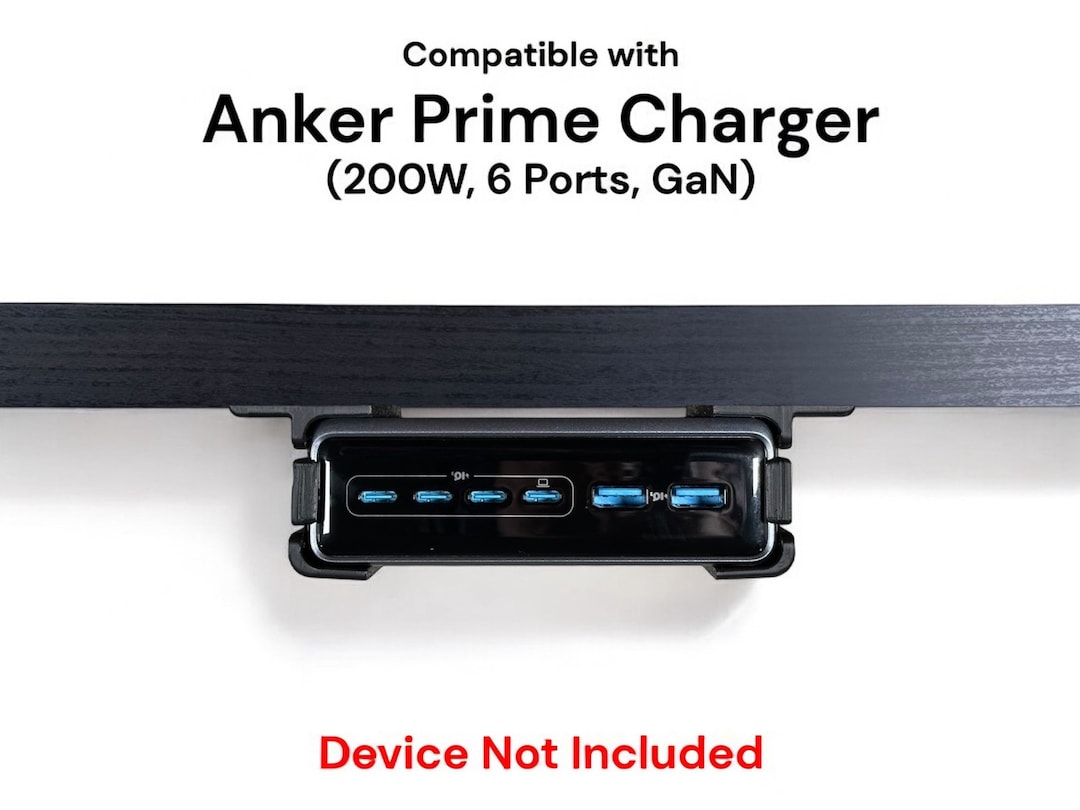 Anker Prime 200W Version Under Desk Mount, Anywhere Mount, Screws ...