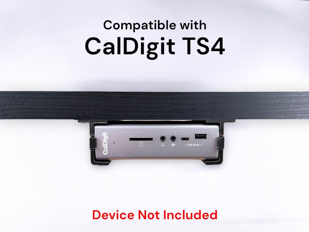 Desk Mount Kit for Caldigit Thunderbolt Station 4 TS4 Mounting Brackets ...