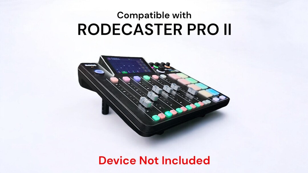 Angled Riser Stand for Rodecaster Pro 2, VESA Mounted Stand Increased ...