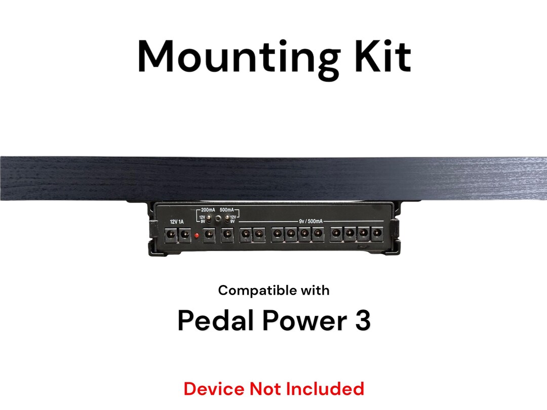 Desk Mount Kit for Voodoo Lab Pedal Power 3 Plus PSU - Under Desk Mount ...