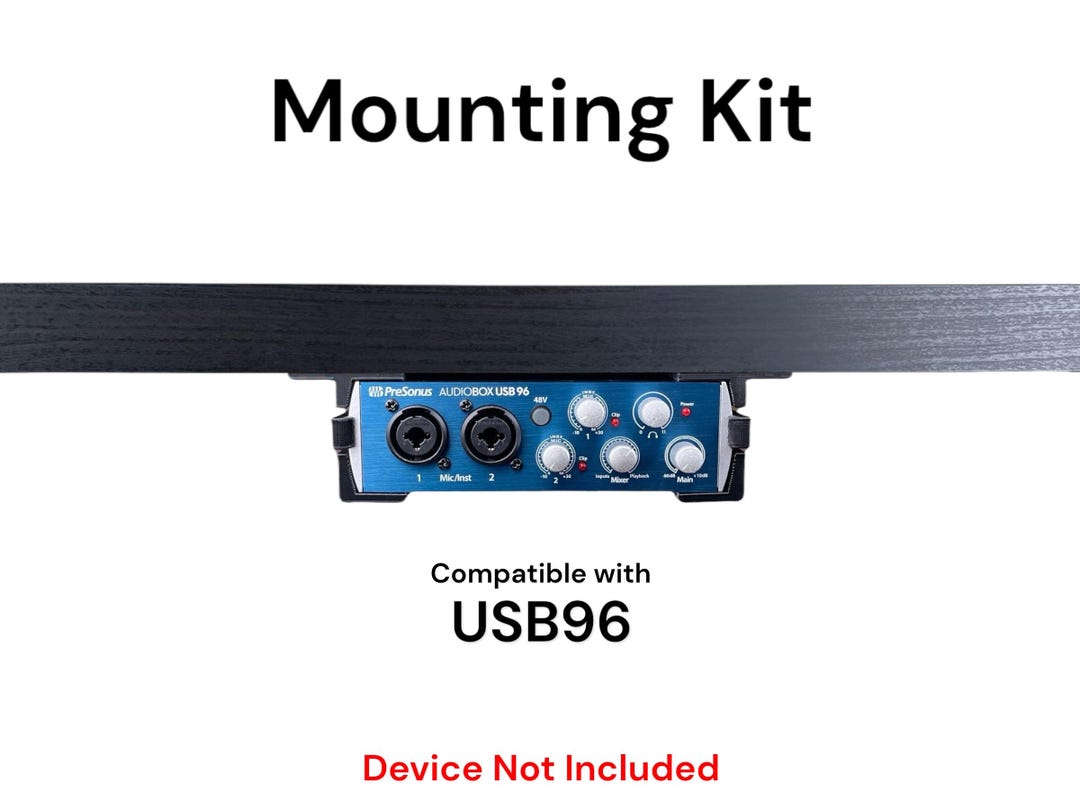 Desk Mount Kit for Presonus Audiobox USB96, Tubepre, & Bluetube, Under ...
