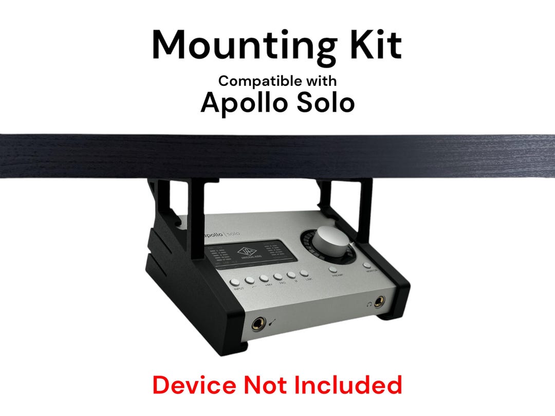 Desk Mount Kit for Apollo Solo - Under Desk Mount Brackets With Secure ...