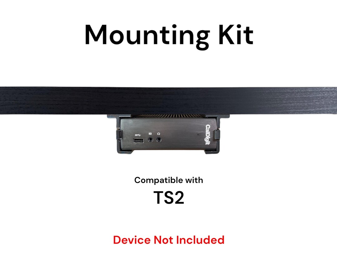 Desk Mount Kit for Caldigit Thunderbolt Station 2 TS2 - Mounting ...