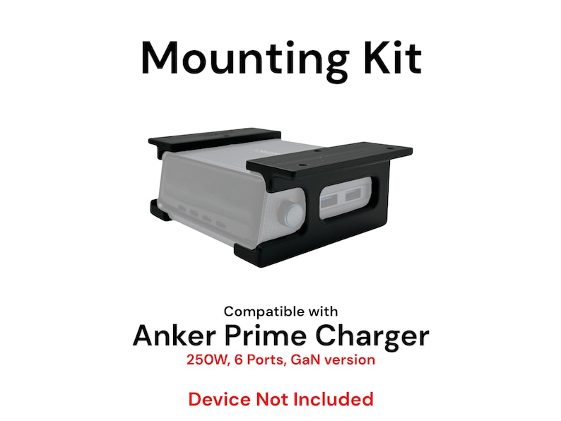 Desk Mount Kit for Anker Prime Charger 250W Version - Under Desk Mount ...