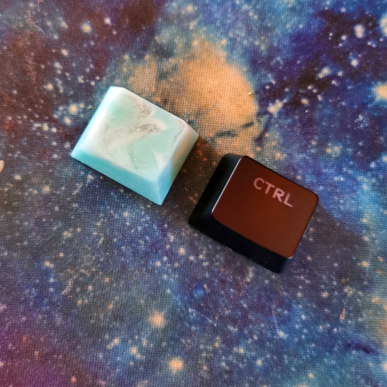 Artisan Keycap Cloudy Pink Resin Art Key Cap SA Profile for Cherry MX ...