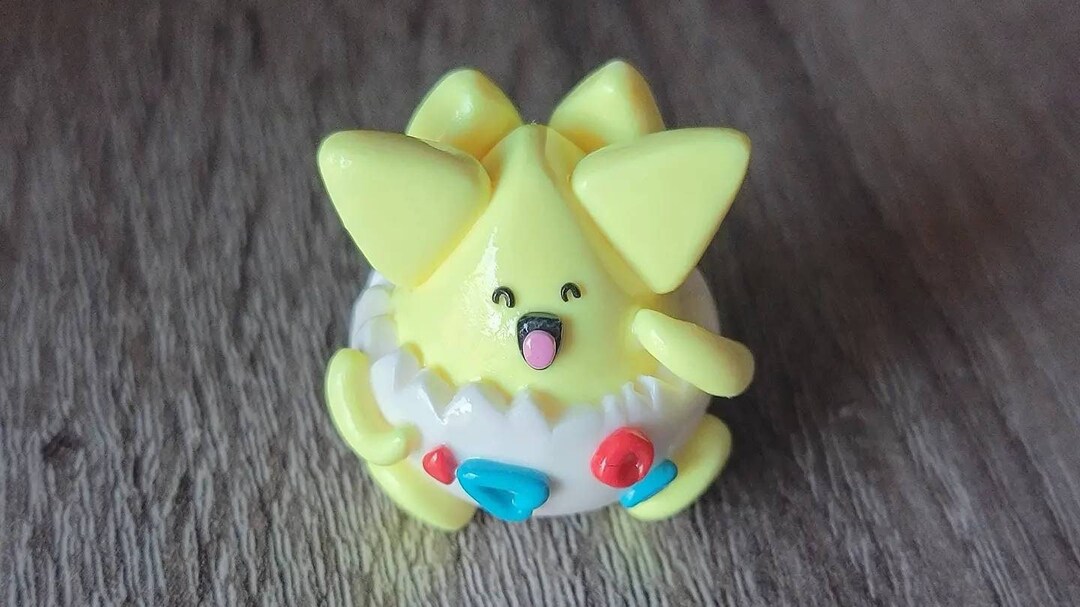 Togepi, Pokémon Desk Accessory/cake Topper - Polymer Clay - Etsy