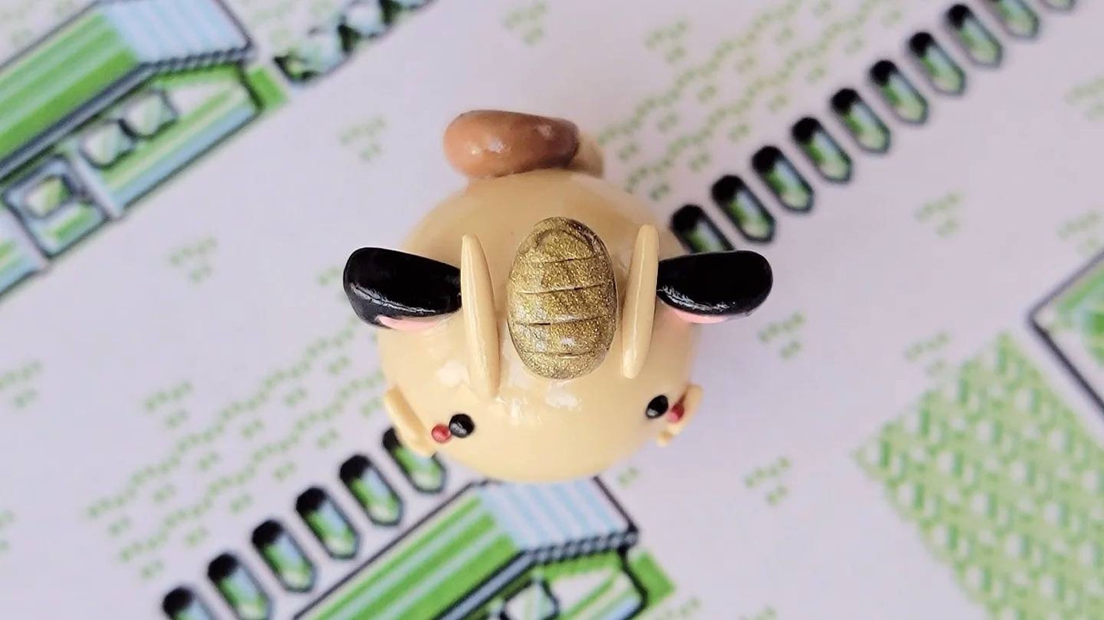 Meowth Pokémon Desk Accessory/cake Topper Polymer Clay - Etsy