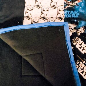 STAR WARS Quilted Cotton and Cotton and Flannel Throw Blanket Great for ...