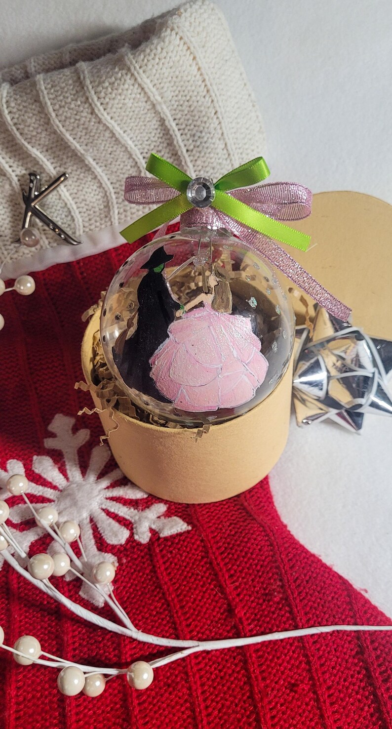 WICKED Hand Painted Glass Ornament - Etsy