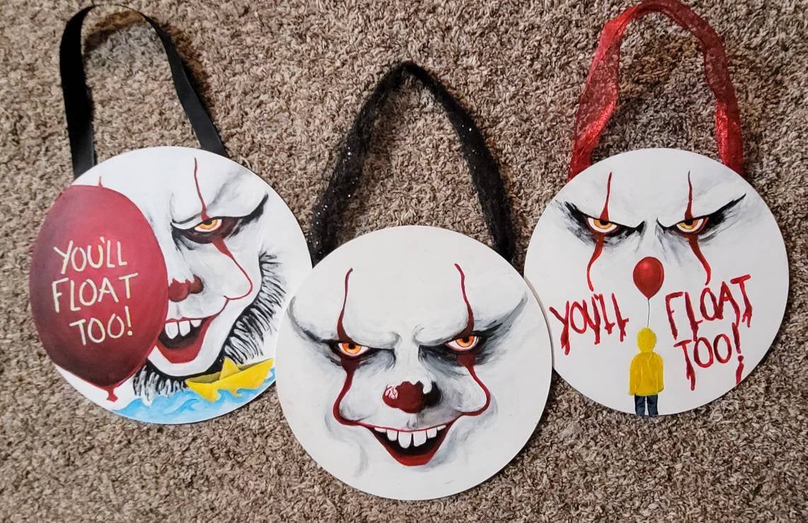 PENNYWISE IT You'll Float Too Halloween Blacklight / Glow - Etsy