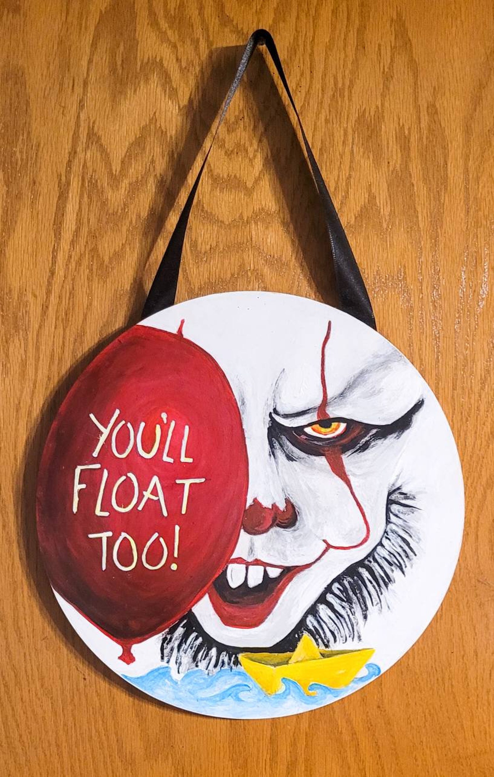 PENNYWISE IT You'll Float Too Halloween Blacklight / Glow - Etsy