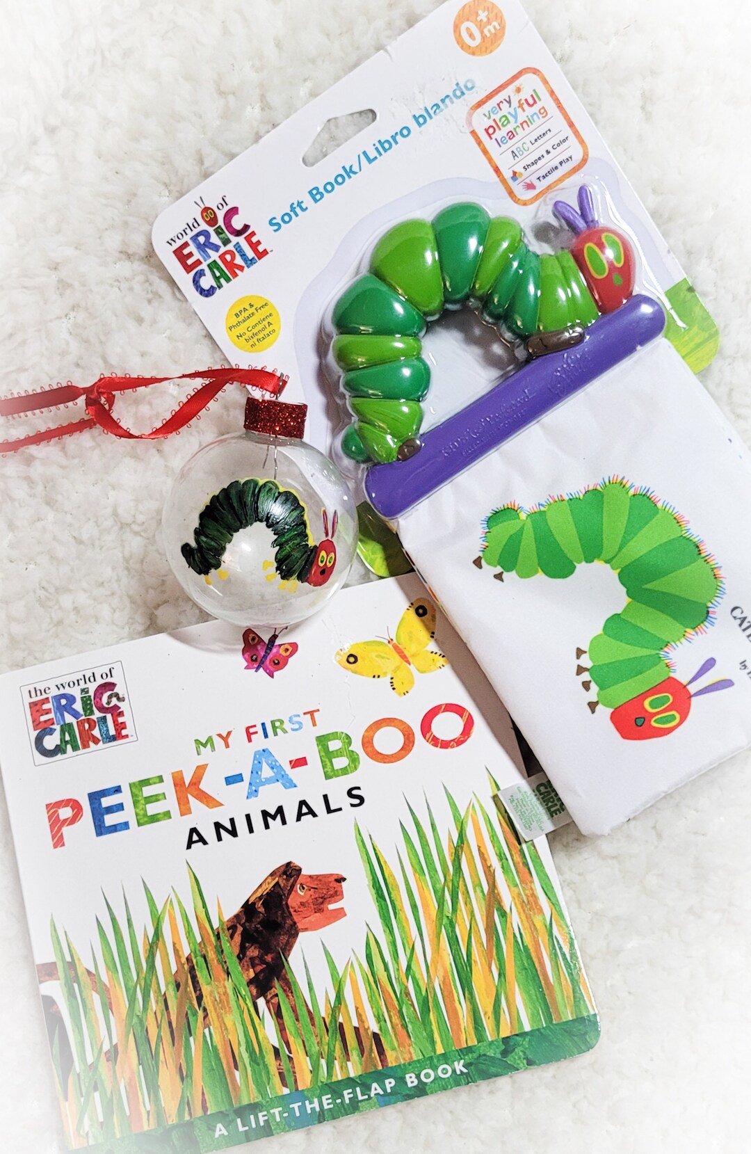Hungry Caterpillar Ornament Board Book Giftset | Keepsake | Baby Shower ...
