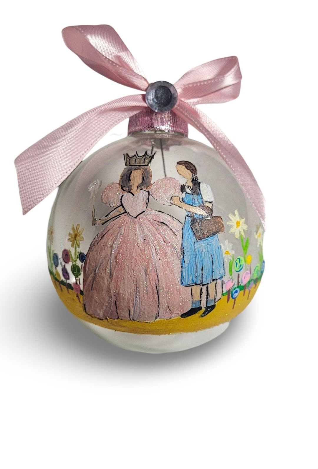 Wizard of Oz Rainbow Glenda Dorthy Wicked Glass Ornament | Souvenir ...