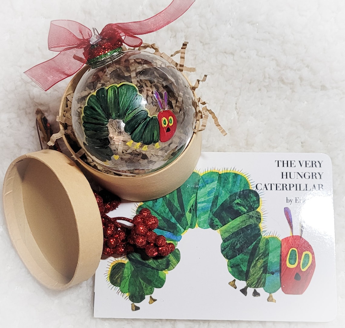 Hungry Caterpillar Ornament Board Book Giftset | Keepsake | Baby Shower ...