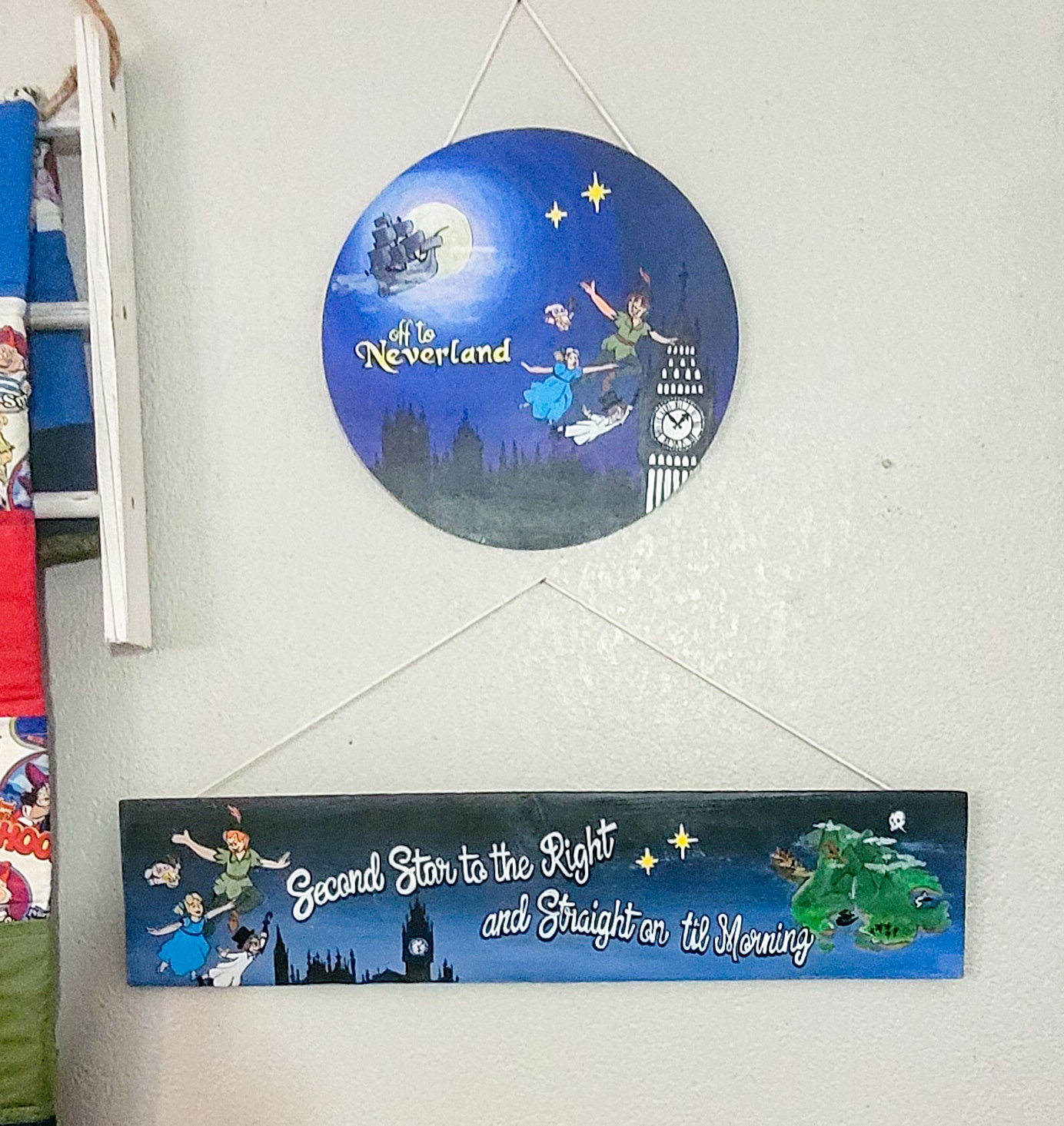 Peter Pan Nursey Signs Baby Shower Gift Baby Boy - Etsy