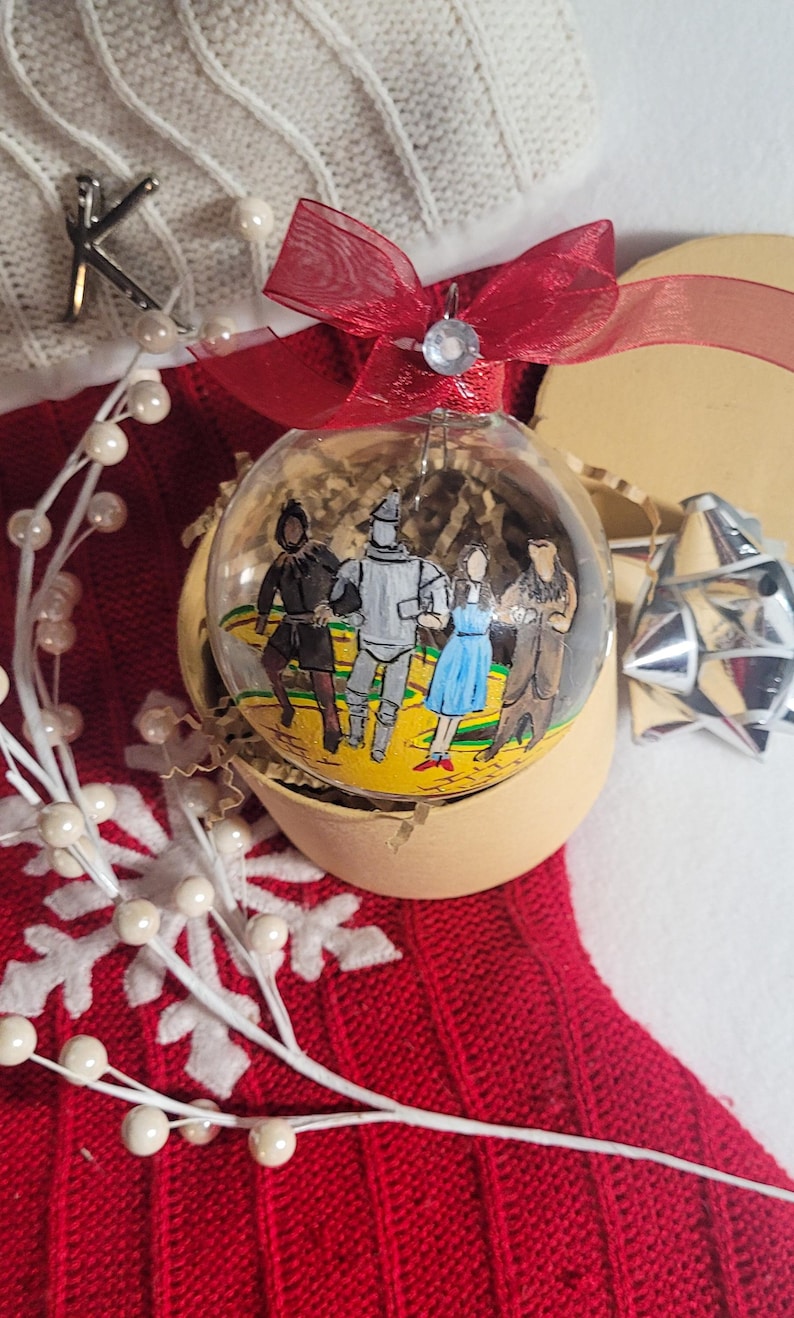 Wizard of Oz Rainbow Glenda Dorthy Wicked Glass Ornament | Souvenir ...