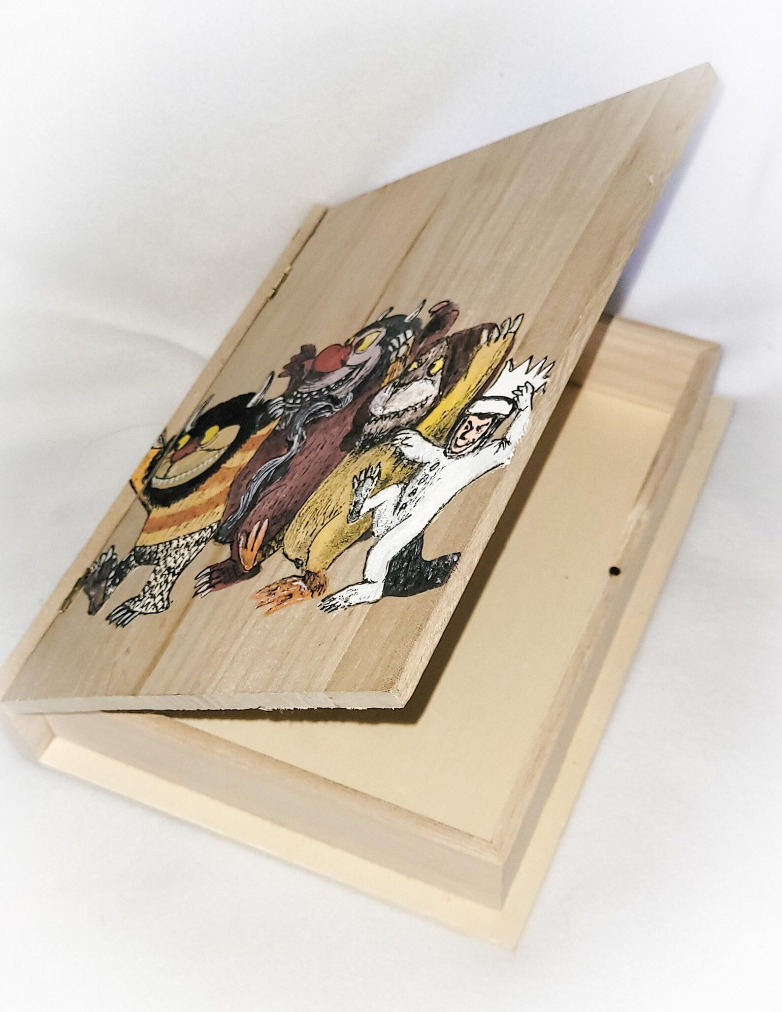 Where the Wild Things Are Keepsake Box | Hand Painted Wooden Memory Box ...