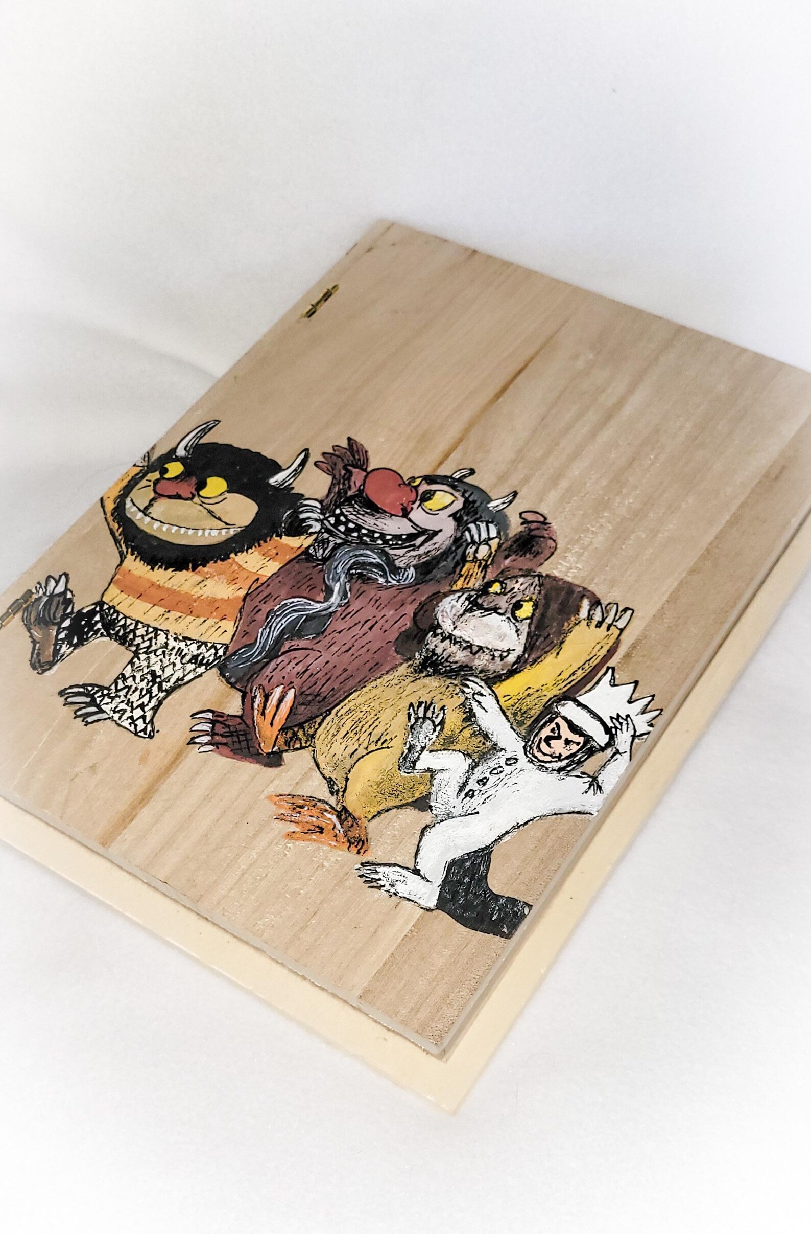Where the Wild Things Are Keepsake Box | Hand Painted Wooden Memory Box ...