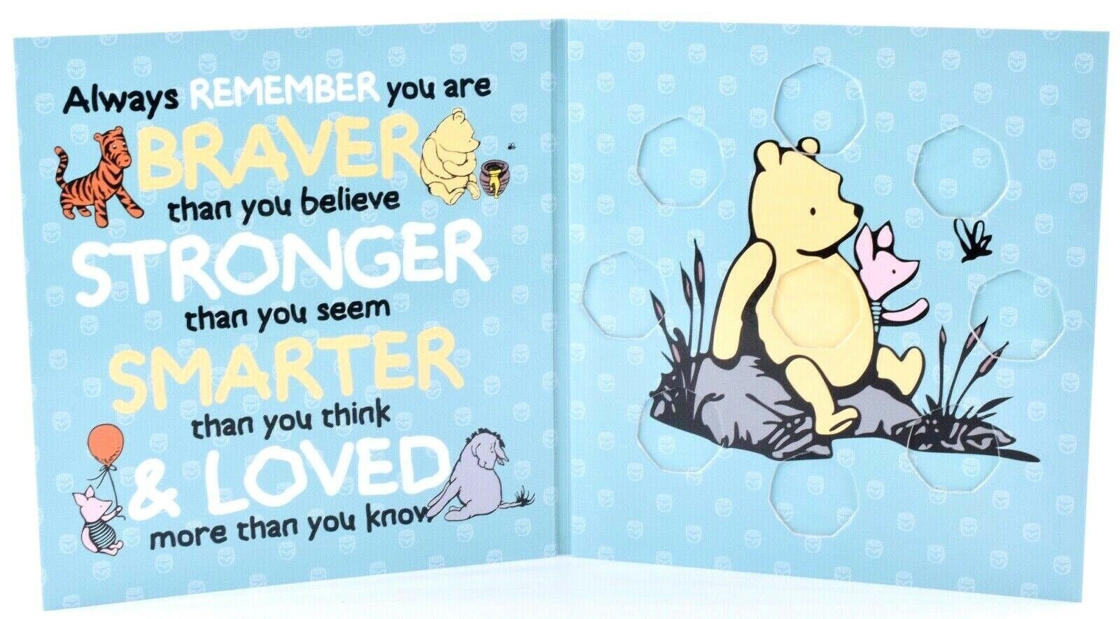 New Winnie the Pooh Piglet Eeeyore Christopherrobin Owl 50p Coin ...