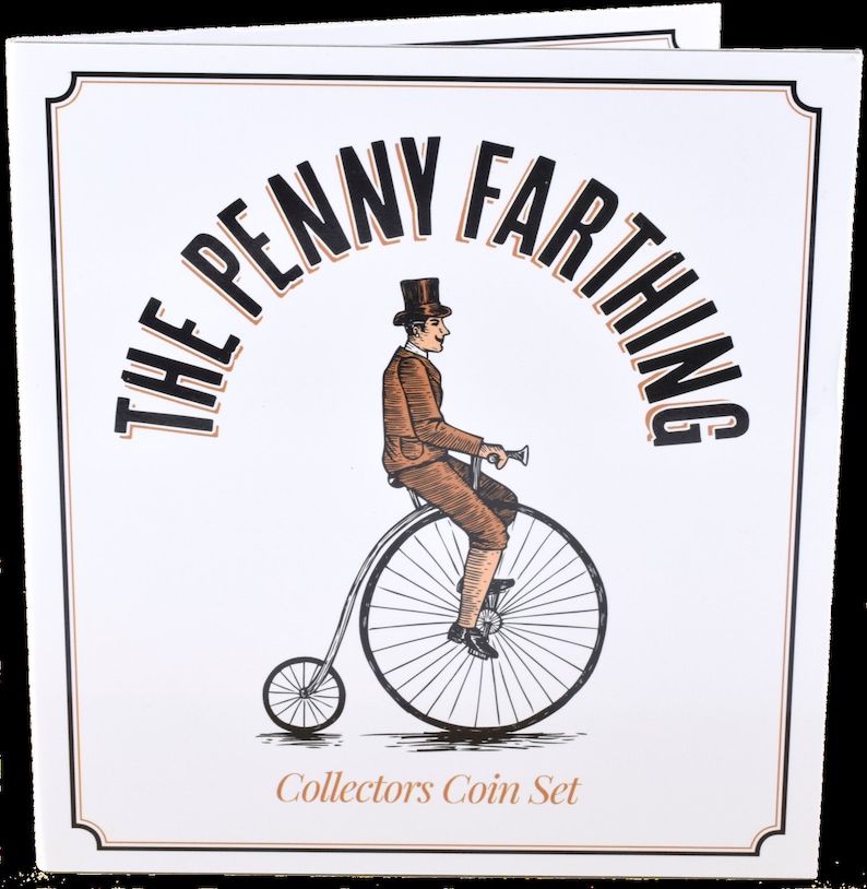 The Penny Farthing Bike Cycle Coin Collectors Album Includes Old ...