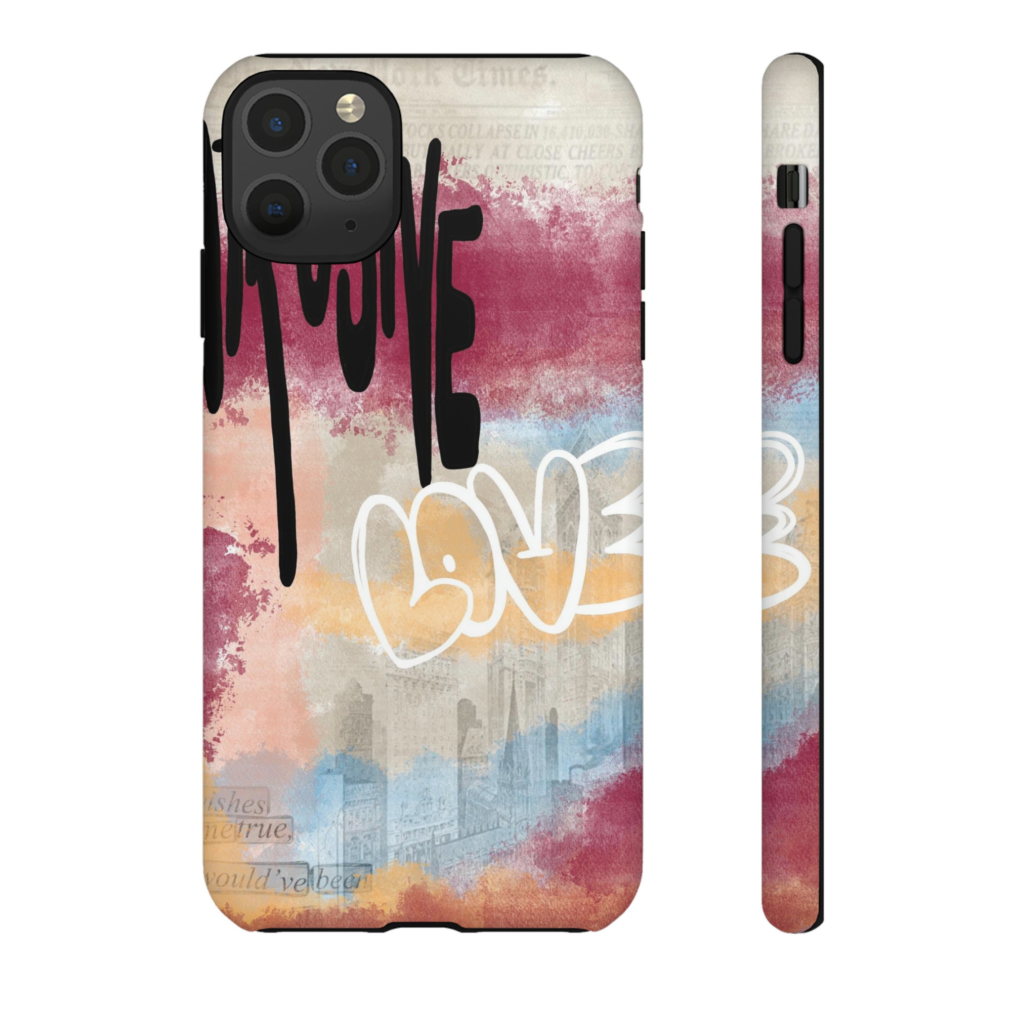 Intrusive Love Phone Case Cool Trendy Phone Case Trendy Print Design ...