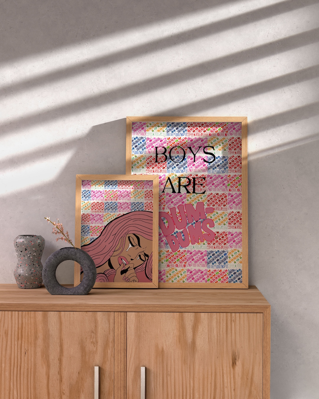 Boys Are Dum Dums, Comic Girl Print, Cool Girl Print - Etsy