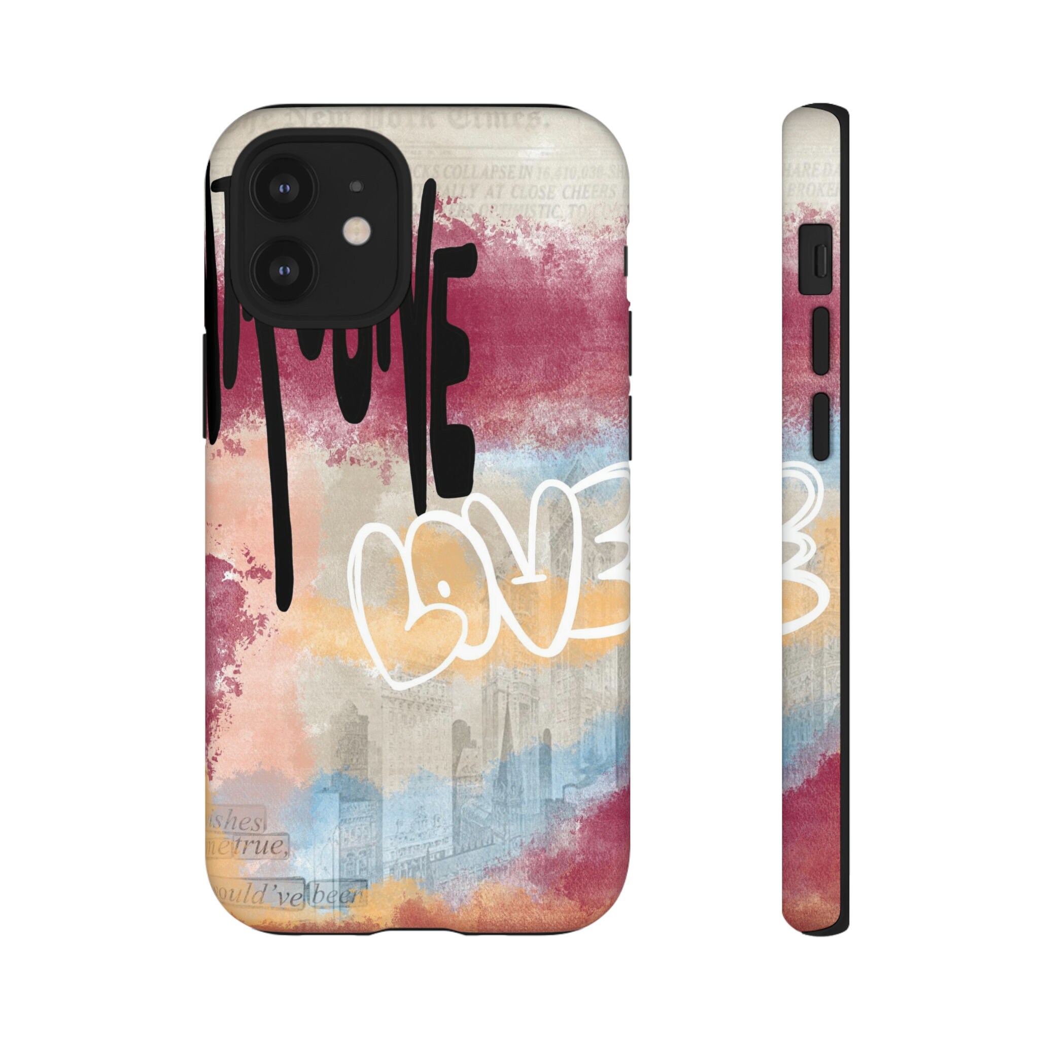 Intrusive Love Phone Case Cool Trendy Phone Case Trendy Print Design ...