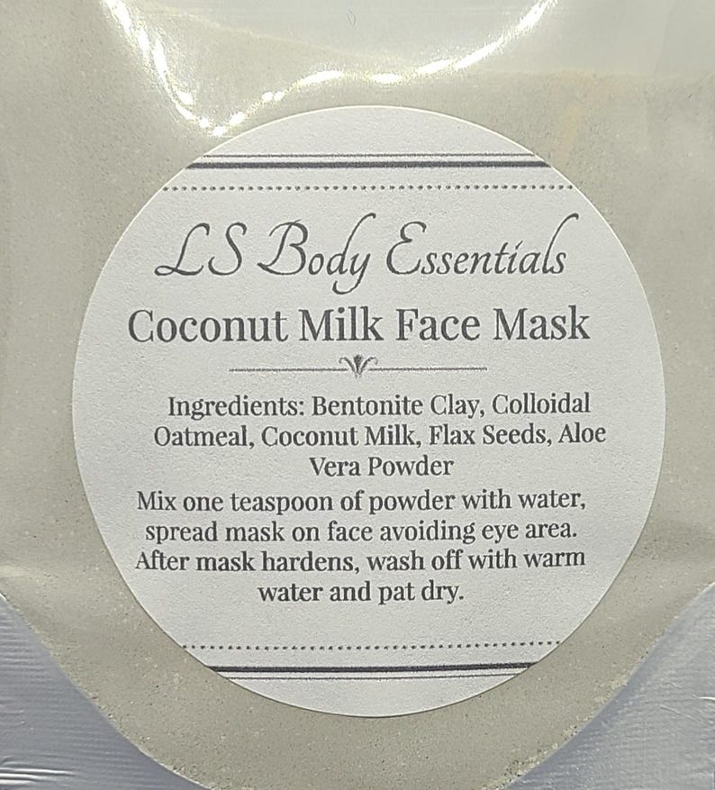 Coconut Milk Face Mask - Etsy
