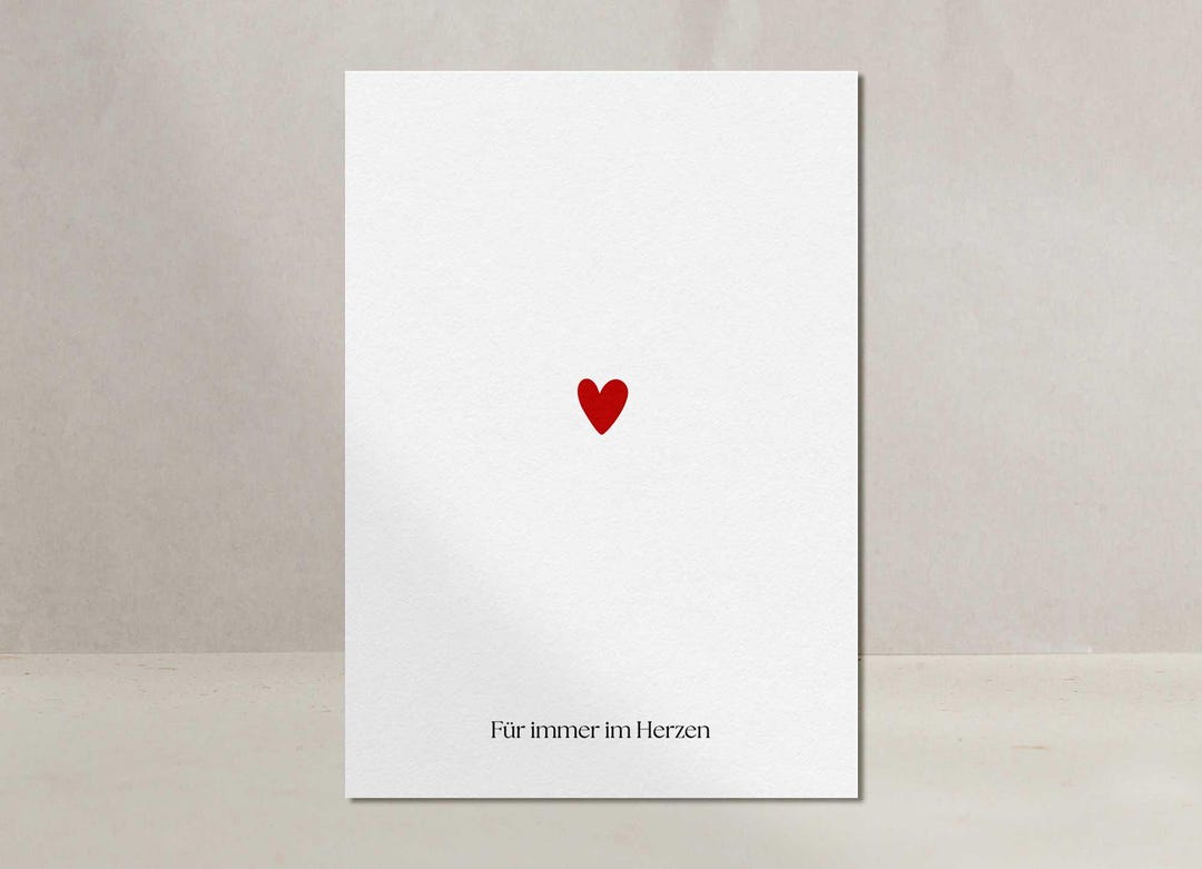 Mourning Card Condolence Card Forever in Our Hearts Card Mourning ...