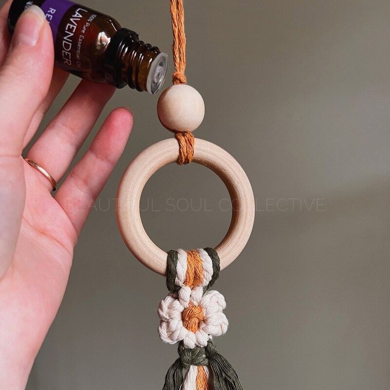 Macrame Car Diffuser - Etsy
