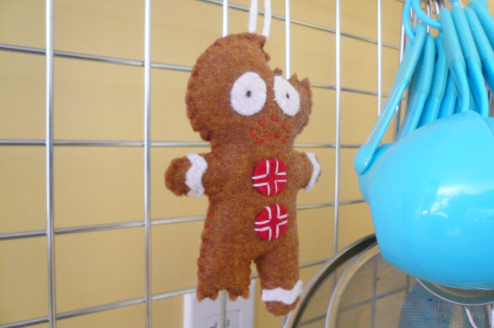 Scared Gingerbread Man Ornament Bitten Gingerbread Funny - Etsy
