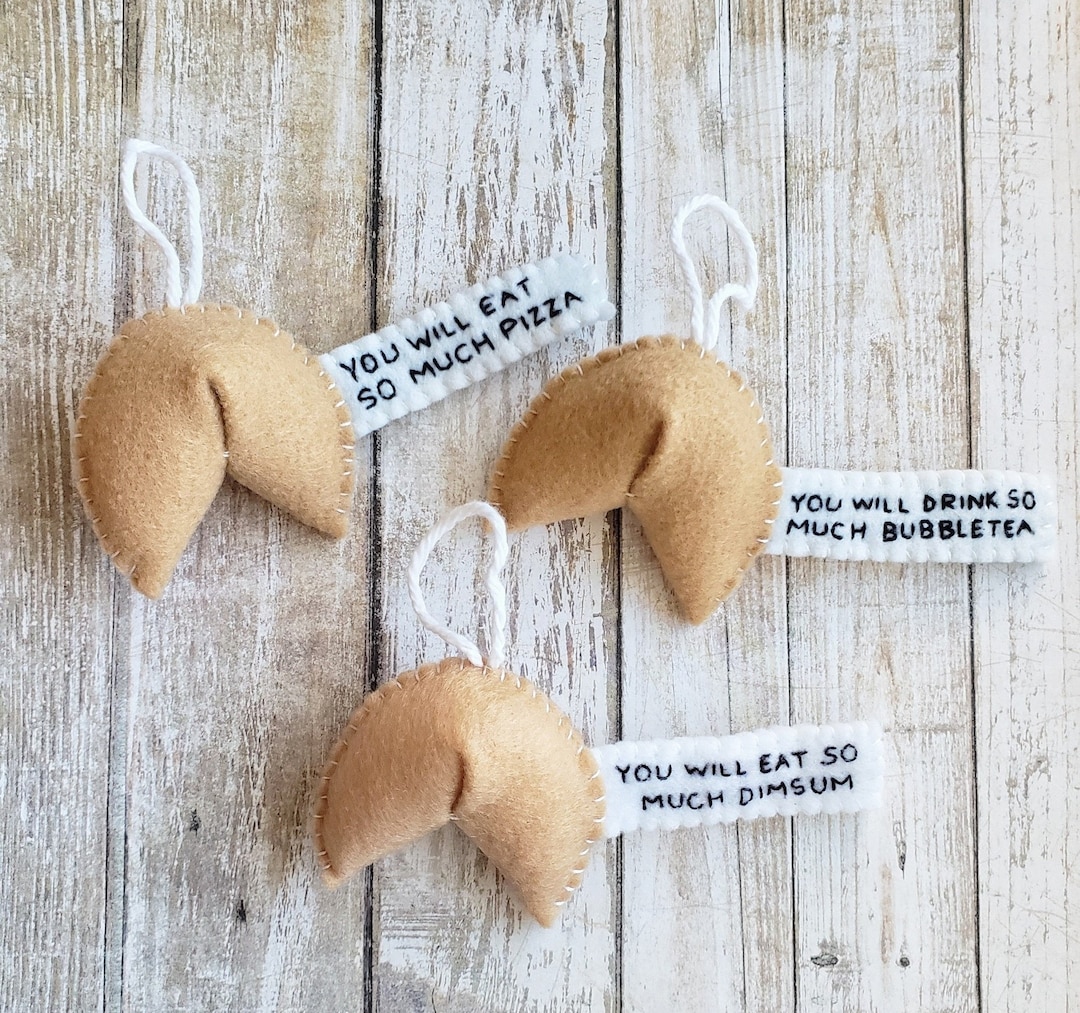Custom Fortune Cookie Ornament | Personalized Message - Etsy