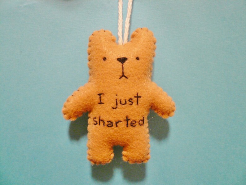 I Just Sharted Bear Ornament Tree Decoration Christmas Ornaments ...