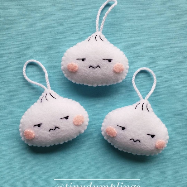 Dumpling Ornament - Etsy