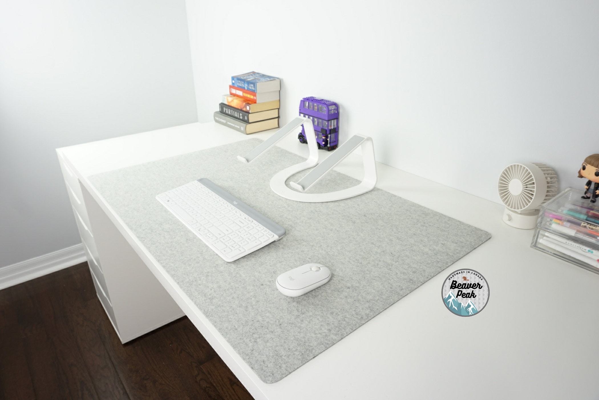 Extra Large Natural Wool Felt Desk Mats, XL Desk Pads, XL Mouse Pad ...