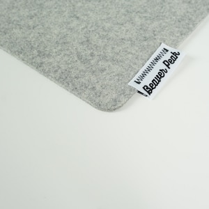 Custom Size Merino Wool Desk Mat, Custom Felt Desk Mat, Personalized ...