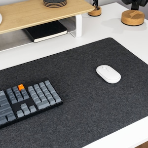 Natural Wool Desk Mat - Felt Desk Pad - Large Desk Pad - Soft Merino ...