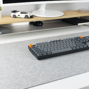 Natural Wool Desk Mat - Felt Desk Pad - Large Desk Pad - Soft Merino ...