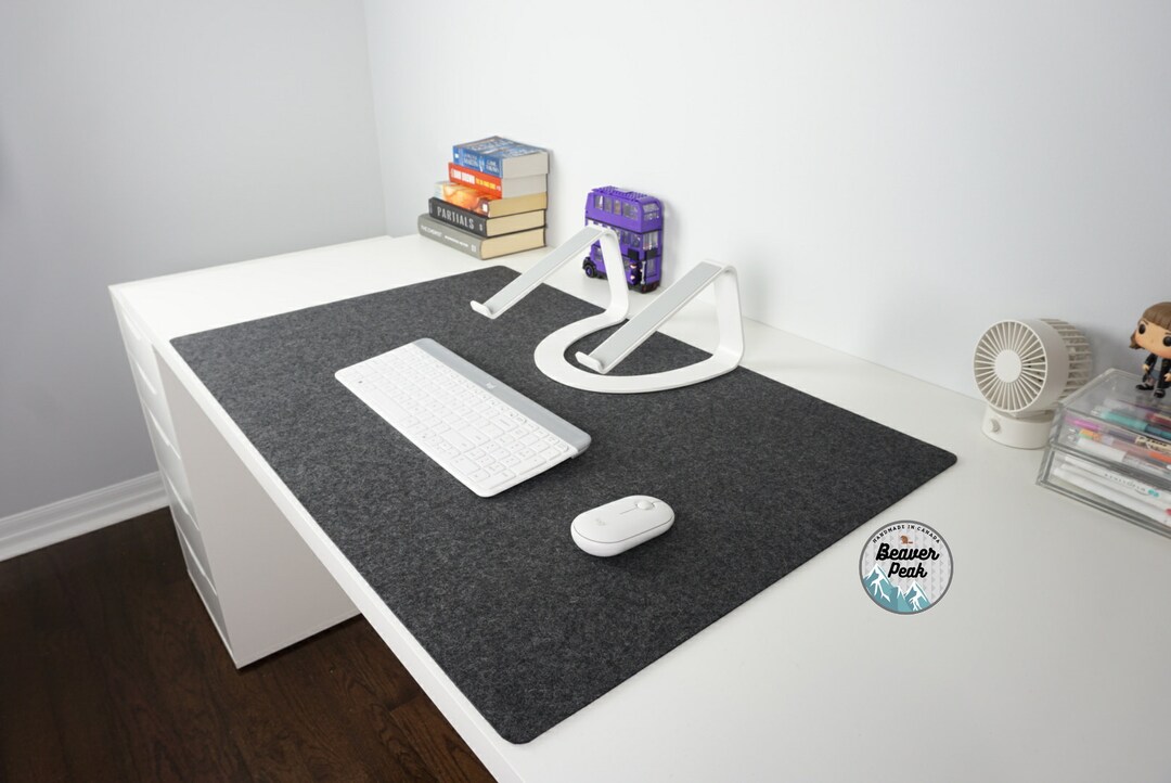 Extra Large Natural Wool Felt Desk Mats, XL Desk Pads, XL Mouse Pad ...