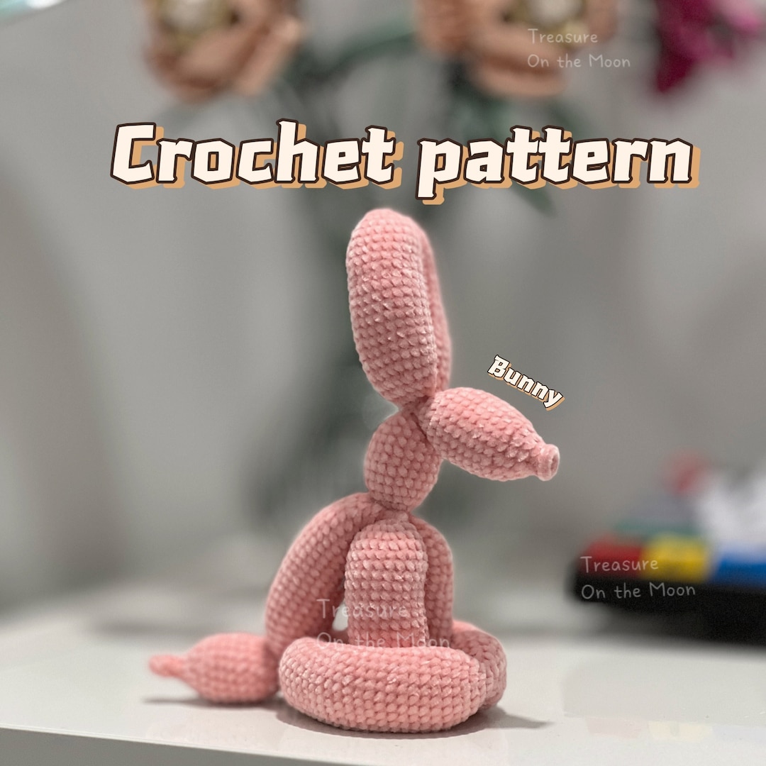Beginner Crochet Balloon Dog Pattern, Amigurumi Puppy Plushie (digital ...