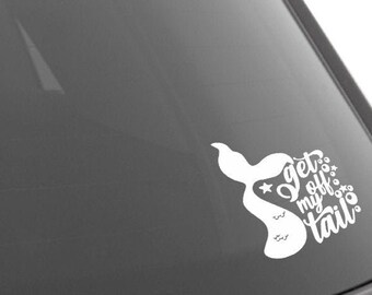 Vinyl Water Proof Highland Cow Sticker, Cute Cow Sticker, Car Bumper ...