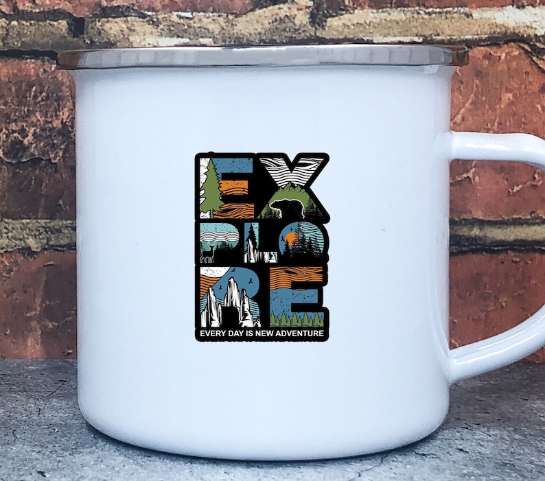 Explore Sticker Outdoorsy Sticker Wild Sticker Bumper - Etsy